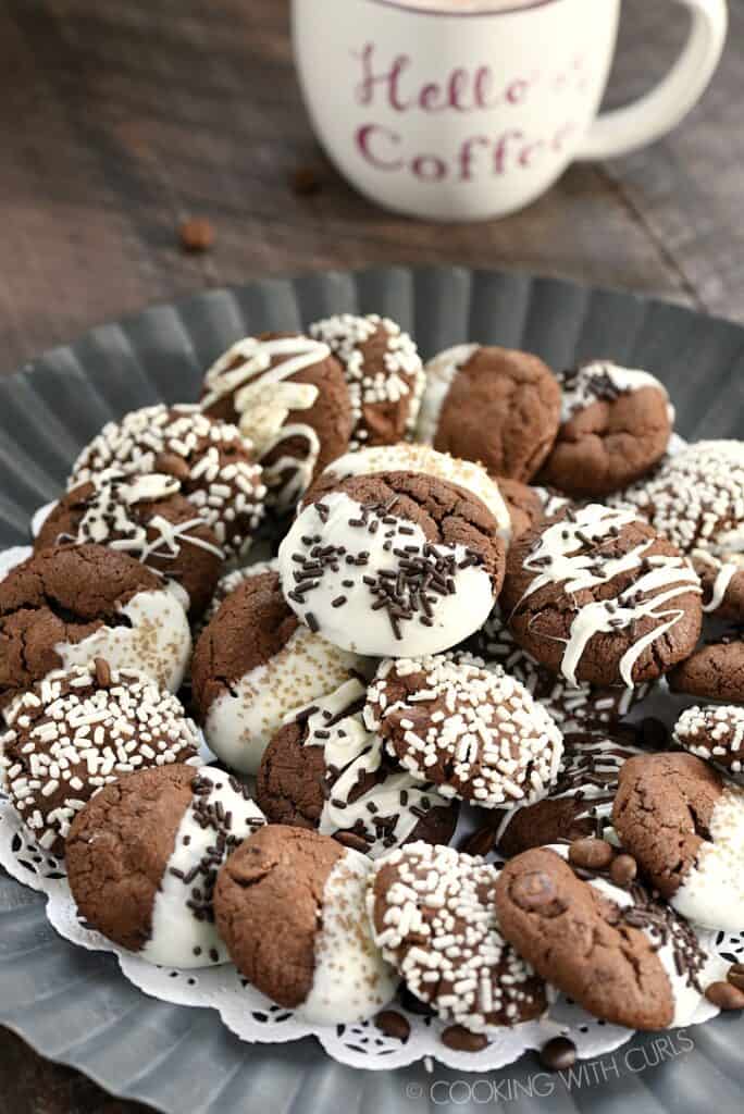 Chocolate Mocha Cookies - Cooking with Curls