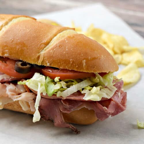 Italian Sub Sandwich - Cooking with Curls