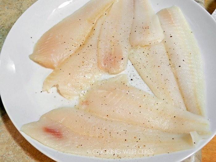 Sole with Caramelized Garlic - Cooking With Curls