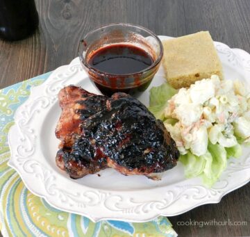 Cherry Chipotle Barbecue Chicken - Cooking with Curls