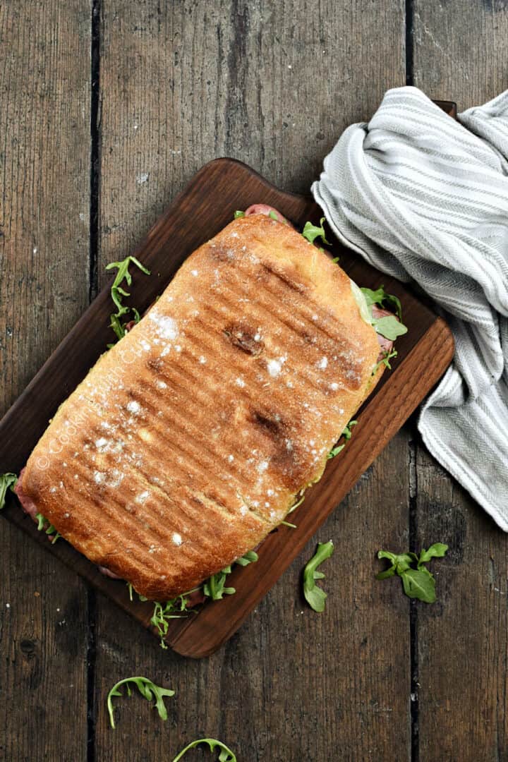 Roast Beef Panini - Cooking with Curls