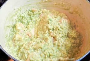 Avocado Shrimp Risotto - Cooking with Curls