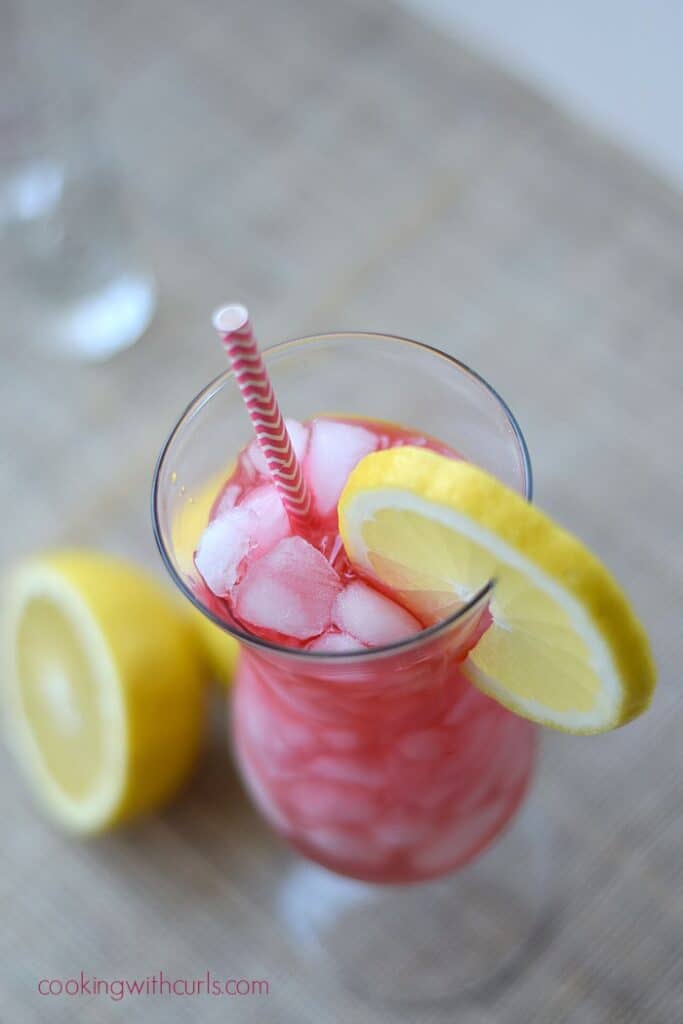 Passion Tea Lemonade Cocktail - Cooking with Curls