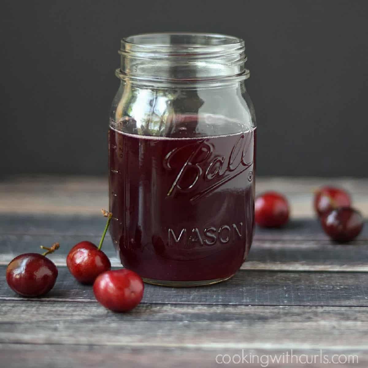Cherry Simple Syrup: Cooking 101 - Cooking With Curls