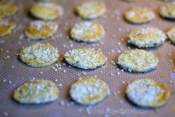 Sesame Crackers - Cooking with Curls