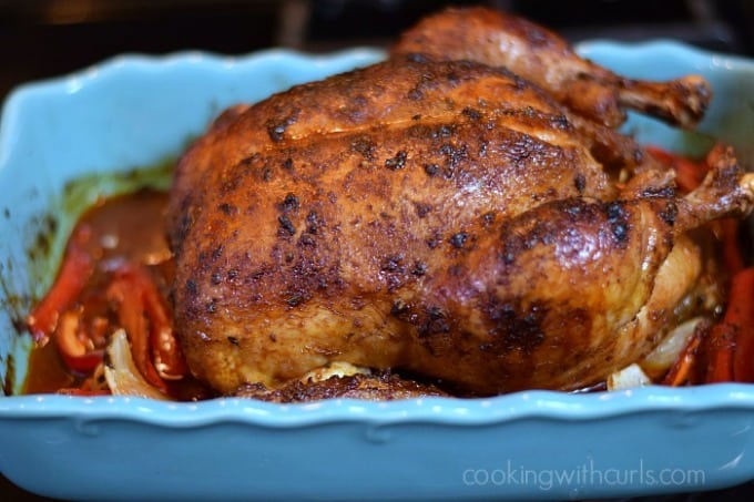 Peruvian Roast Chicken with Aji Verde Sauce - Cooking with Curls