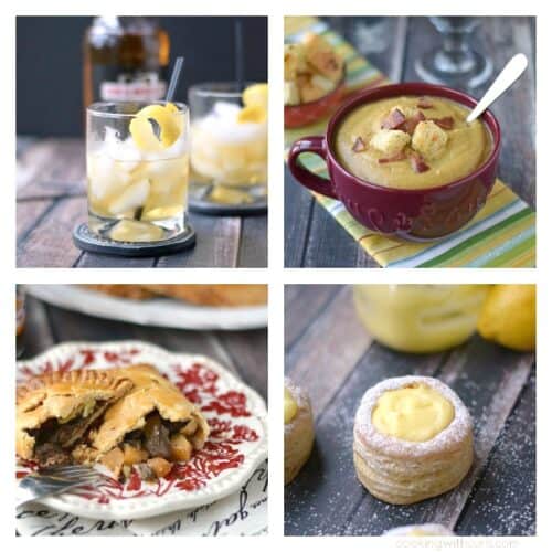 Lemon Curd Puff Pastry Tarts - Cooking with Curls