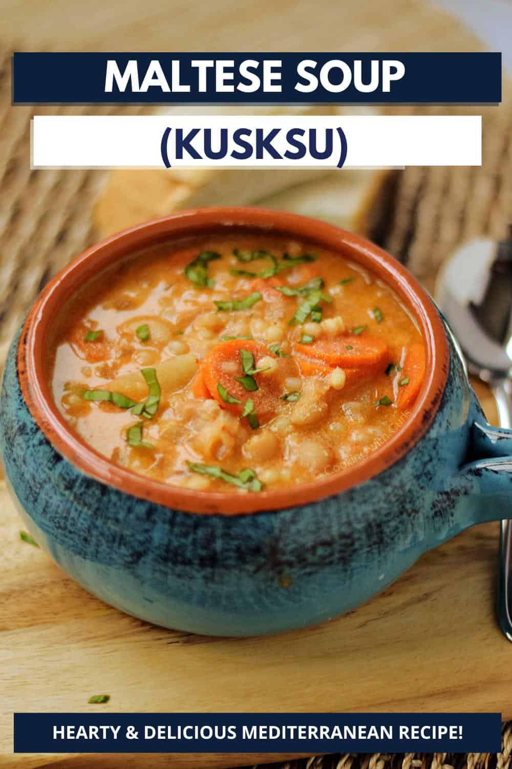 Maltese Soup (Kusksu) - Cooking with Curls