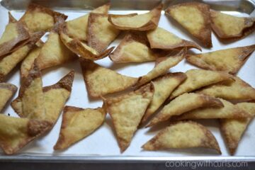 Buffalo Chicken Rangoons - Cooking with Curls