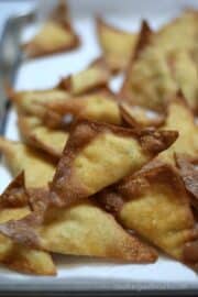 Buffalo Chicken Rangoons - Cooking with Curls