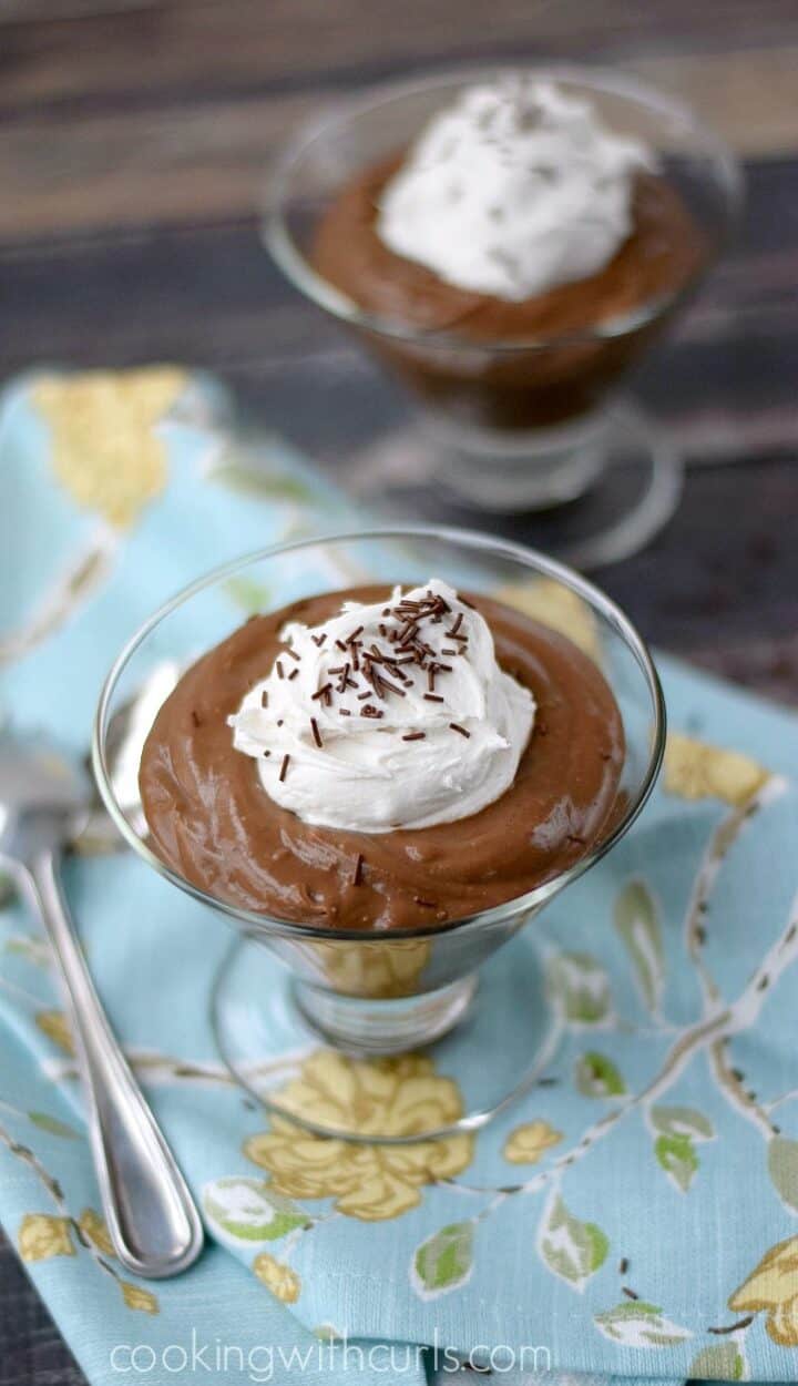 The Best Homemade Chocolate Pudding - Cooking with Curls