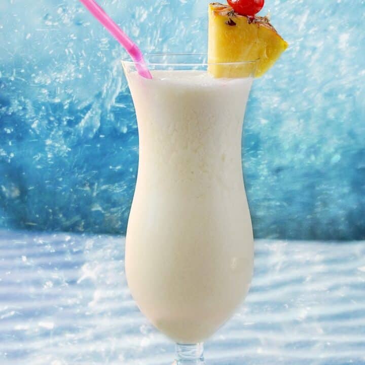 Classic Piña Colada - Cooking with Curls