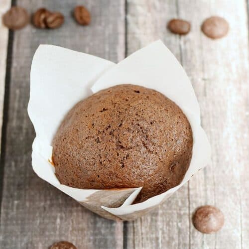 Mocha Chip Muffins - Cooking With Curls