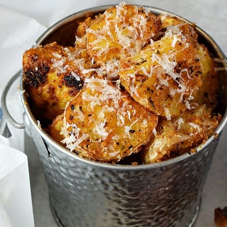 Crispy Italian Roasted Potatoes - Cooking with Curls