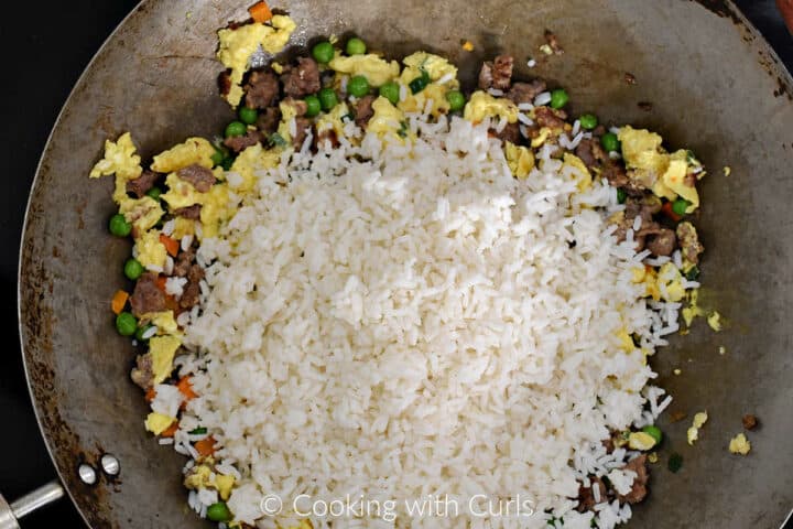 Sausage Fried Rice - Cooking with Curls