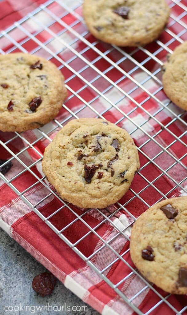 Chocolate Chunk Cherry Cookies - Cooking with Curls