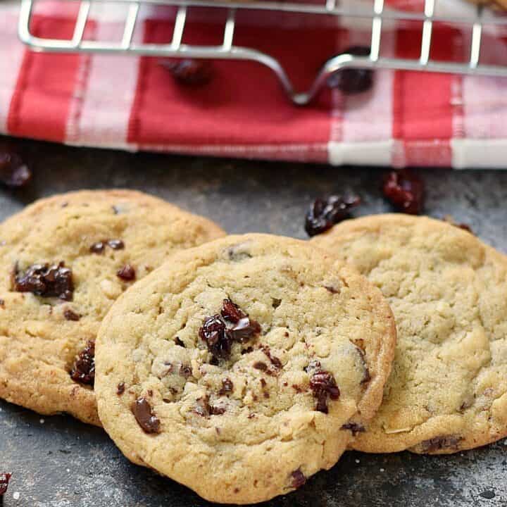 Chocolate Chunk Cherry Cookies - Cooking with Curls