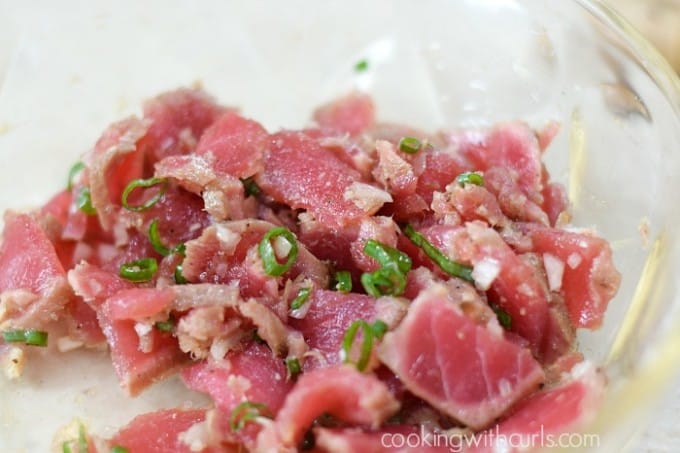 Ahi Poke Stack - Cooking with Curls