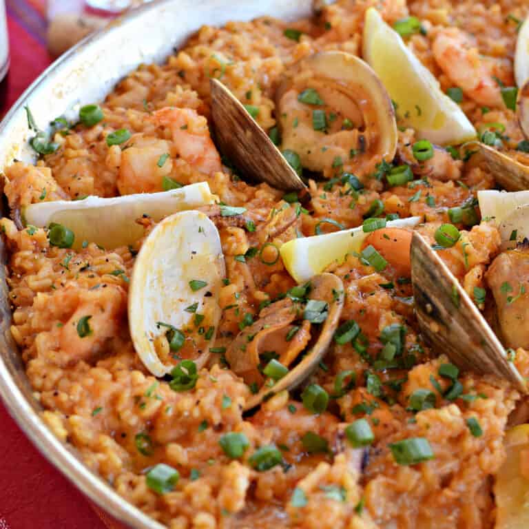 Seafood Paella - Cooking with Curls