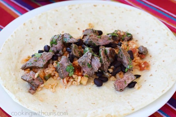 Steak Burritos - Cooking with Curls