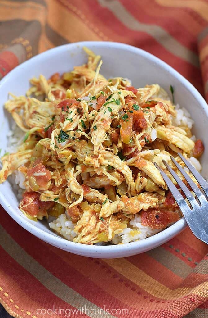 Adobo Slow Cooker Chicken - Cooking with Curls