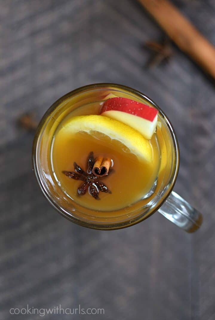 Hot Spiced Cider Toddy - Cooking with Curls