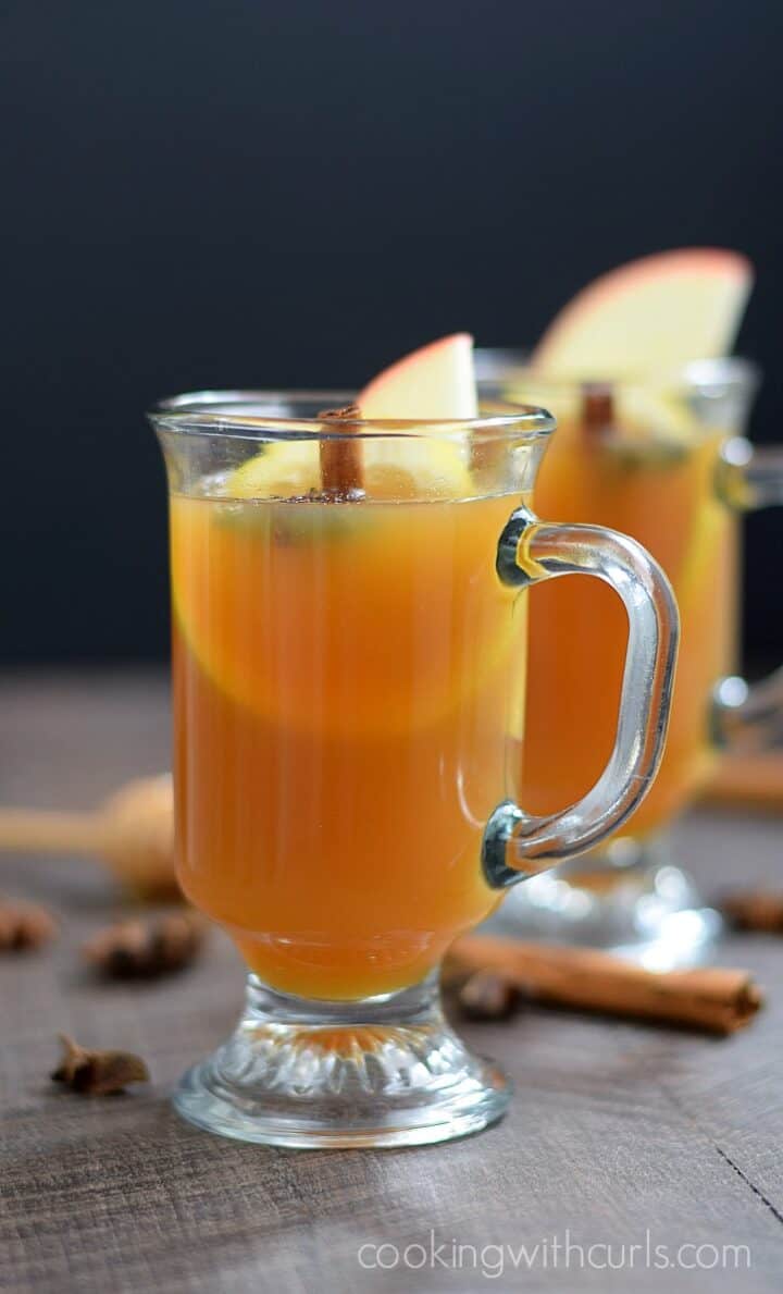 Hot Spiced Cider Toddy - Cooking with Curls