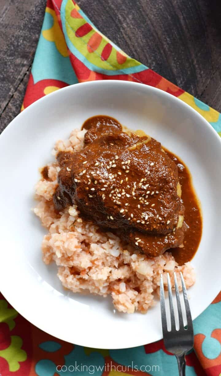 Whole 30 Mole Sauce - Cooking with Curls