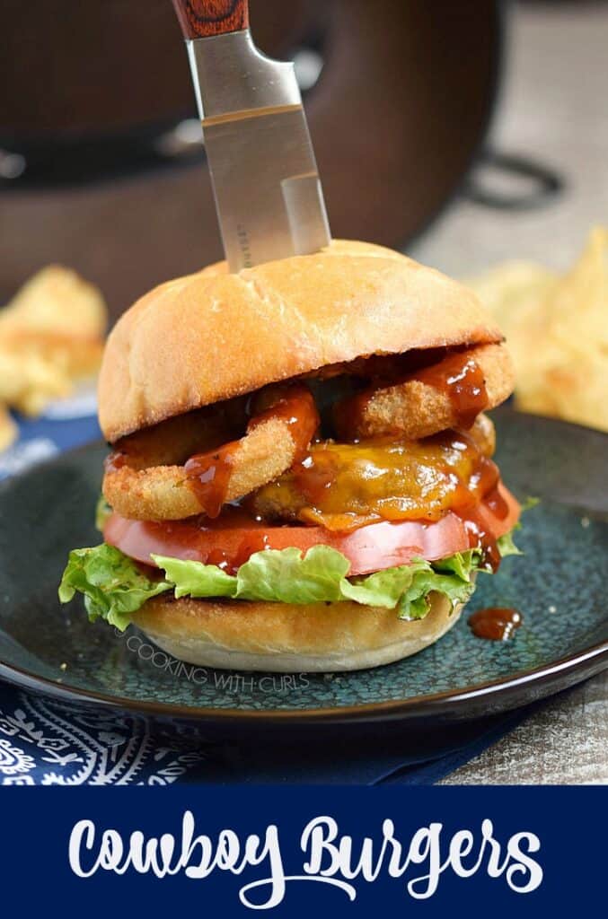 Cowboy Burgers - Cooking With Curls