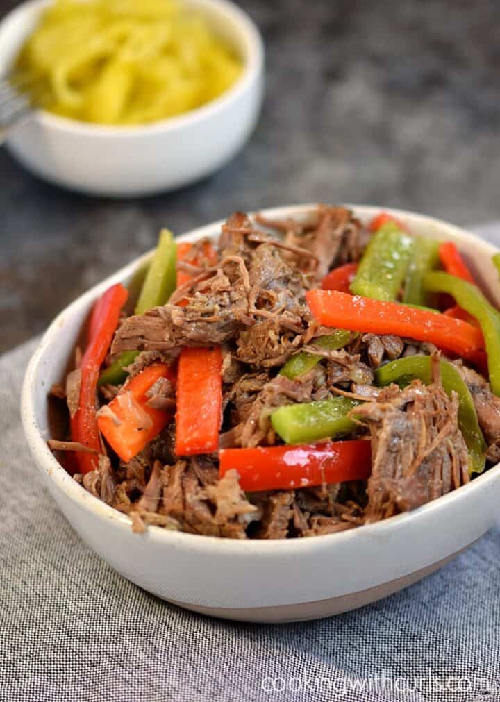 Instant Pot Italian Beef - Cooking with Curls