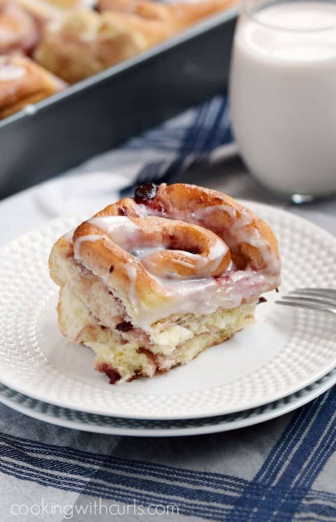 Cherry Sweet Rolls - Cooking with Curls