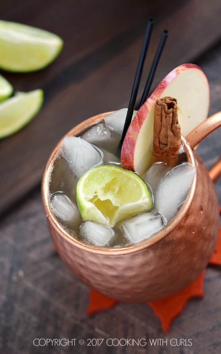 Apple Cider Mule - Cooking with Curls