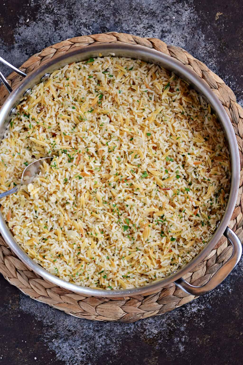 Classic Rice Pilaf - Cooking with Curls