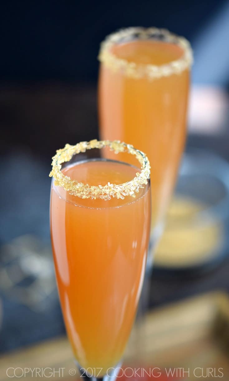Autumn Sparkler Cocktail - Cooking with Curls