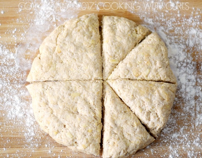 Easy Apple Scones - Cooking with Curls