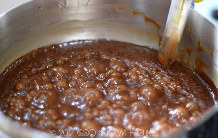 Chocolate Spoon Fudge in a Jar - Cooking with Curls