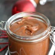 Chocolate Spoon Fudge in a Jar - Cooking with Curls