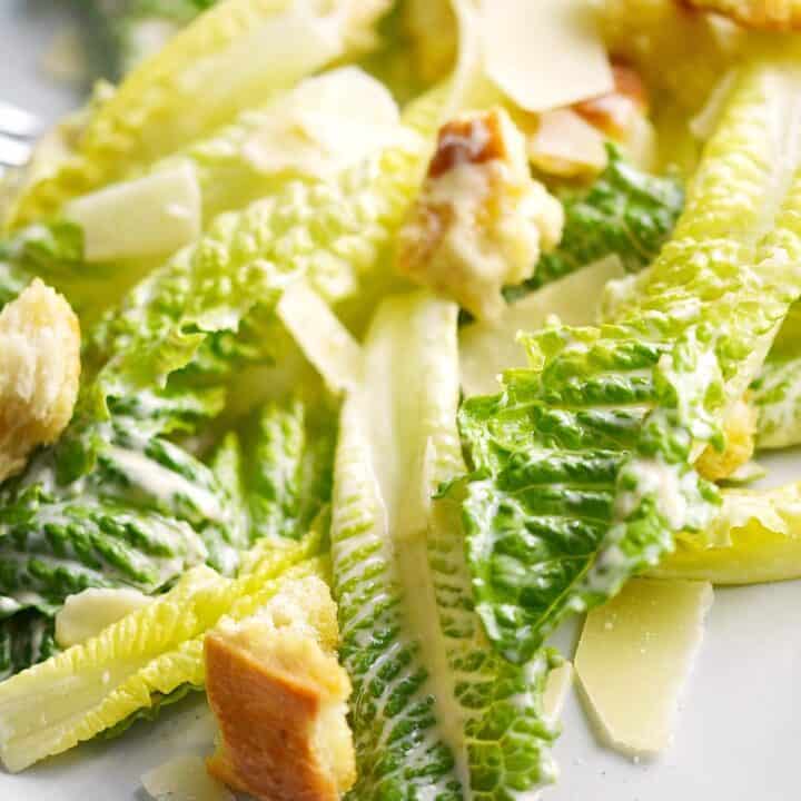 Classic Caesar Salad - Cooking with Curls