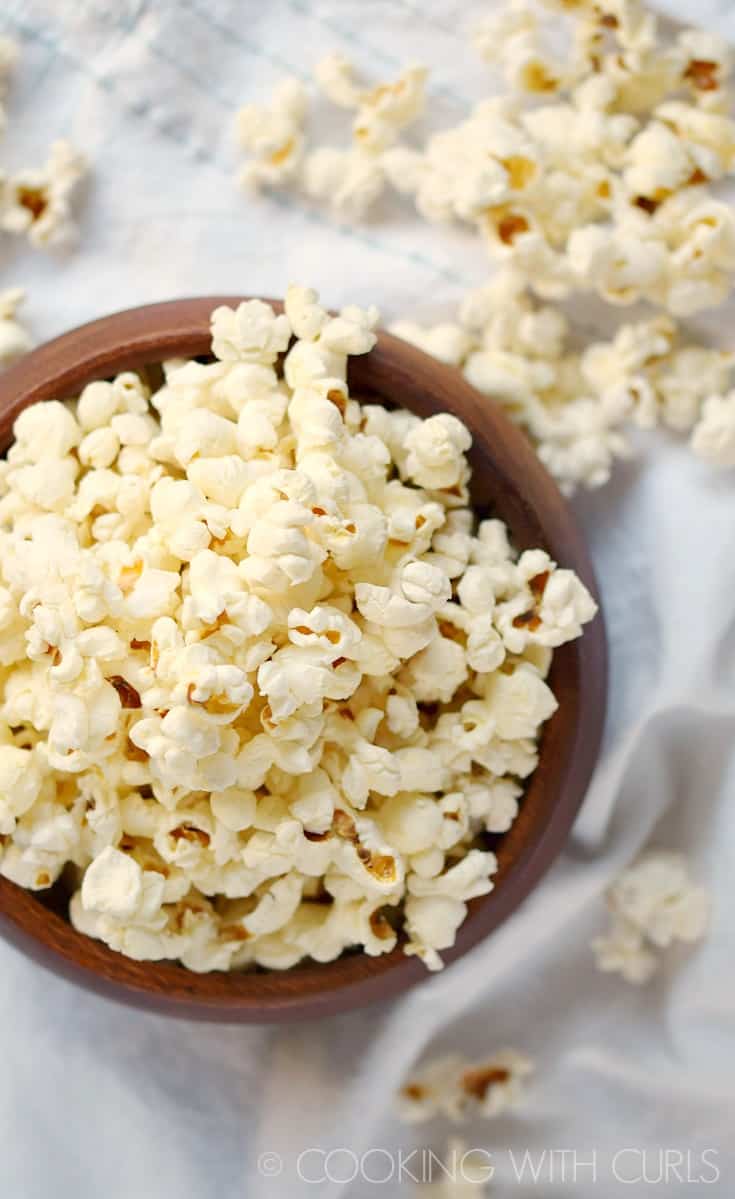 Instant Pot Popcorn - Cooking with Curls