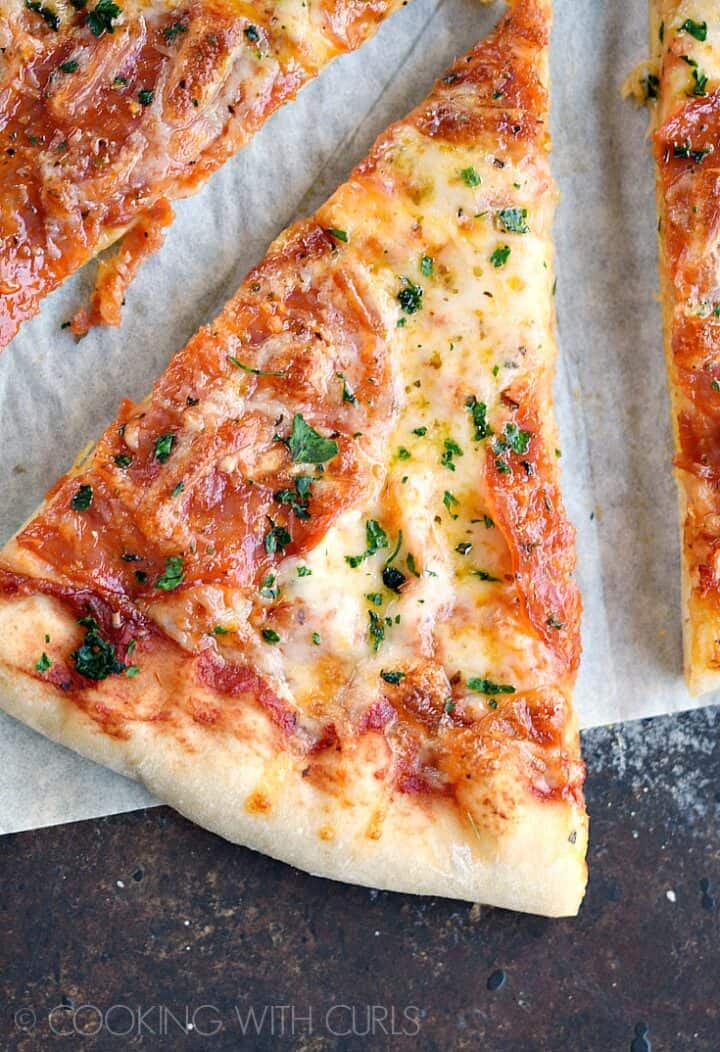 Homemade Pepperoni Pizza - Cooking with Curls