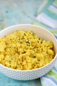 Instant Pot Yellow Rice - Cooking with Curls