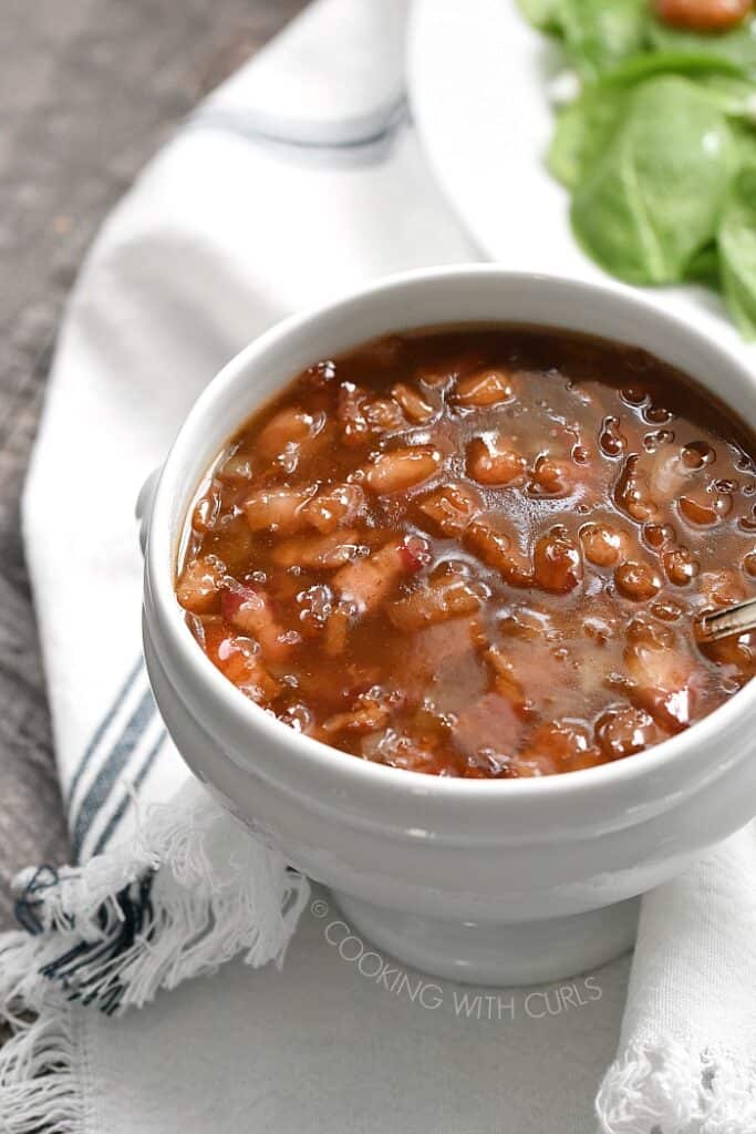 Hot Bacon Dressing - Cooking with Curls