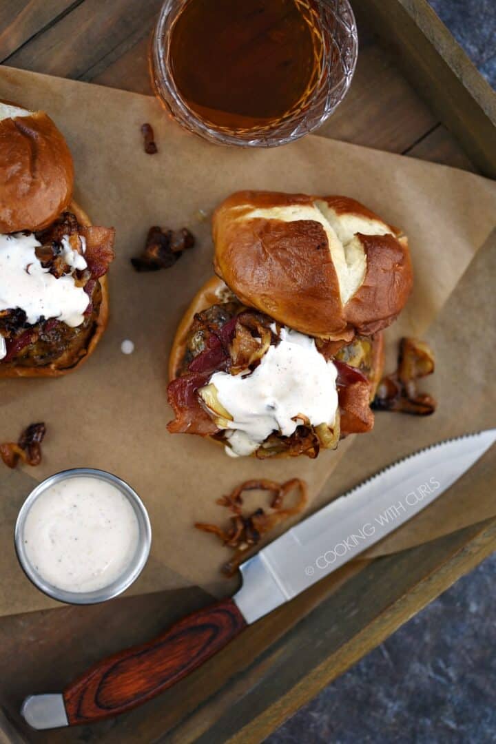 Irish Pub Burgers - Cooking with Curls