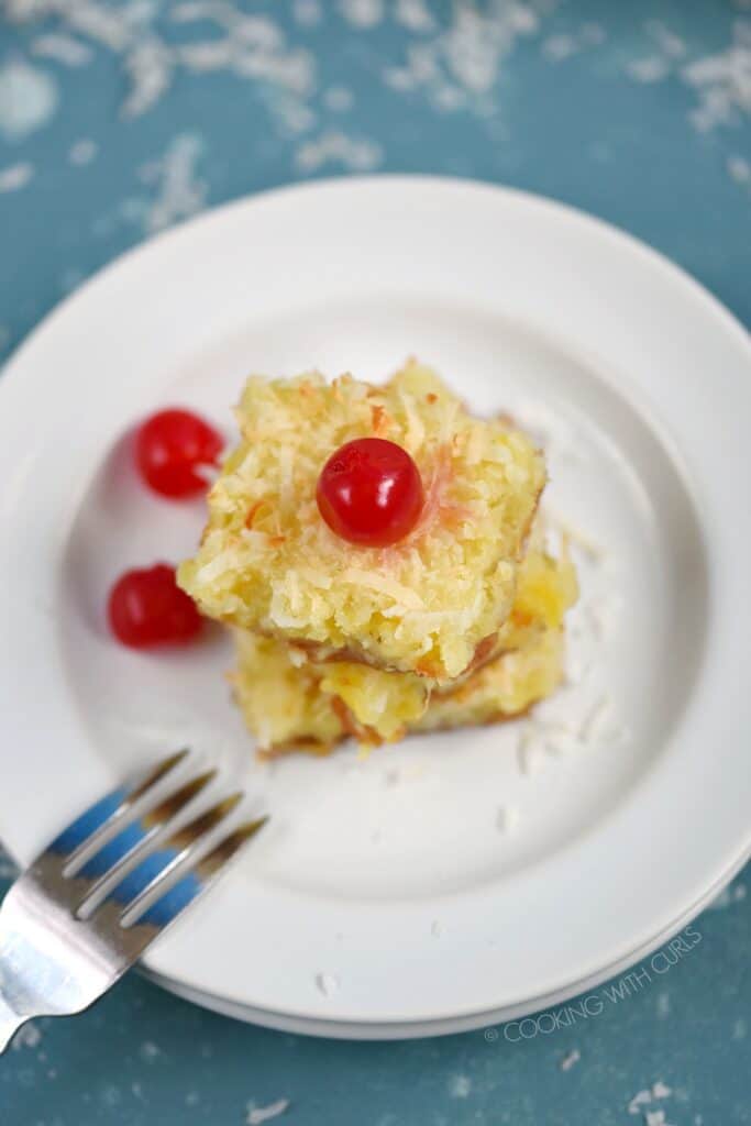 Pina Colada Bars - Cooking with Curls