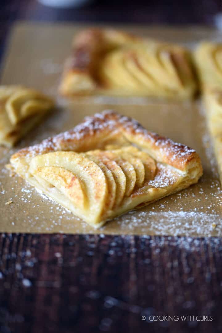 Puff Pastry Apple Tart - Cooking with Curls