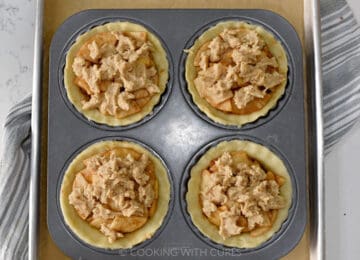 Mini Dutch Apple Pies - Cooking with Curls