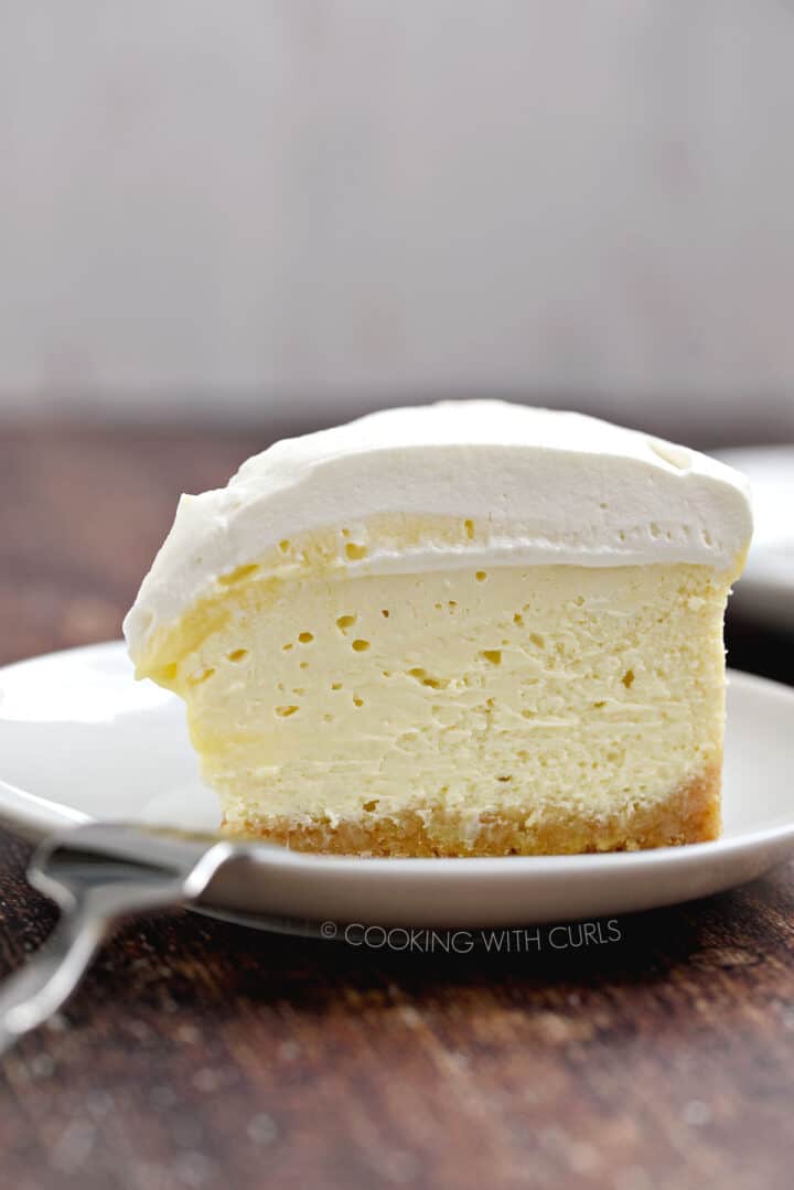 Instant Pot Lemon Cheesecake - Cooking with Curls