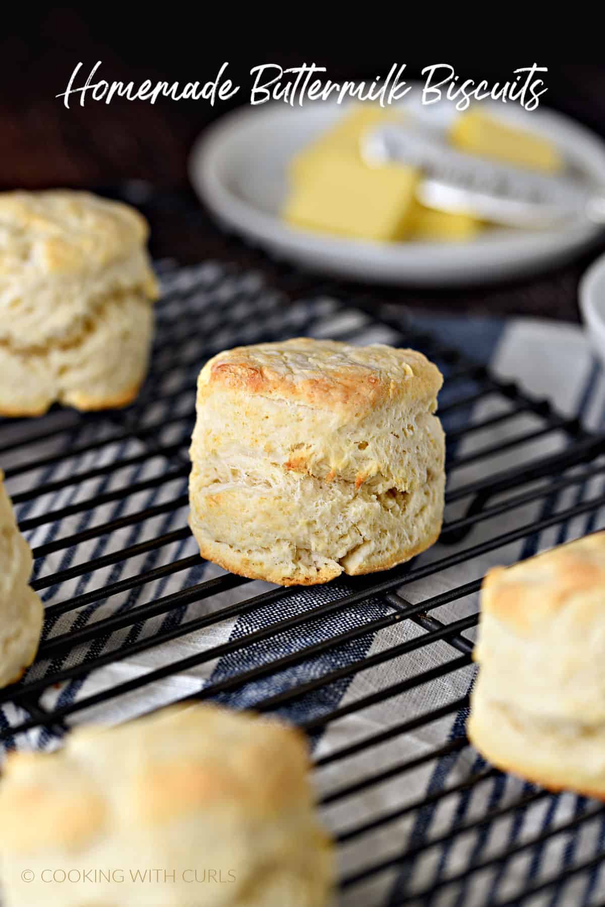 Homemade Buttermilk Biscuits - Cooking with Curls