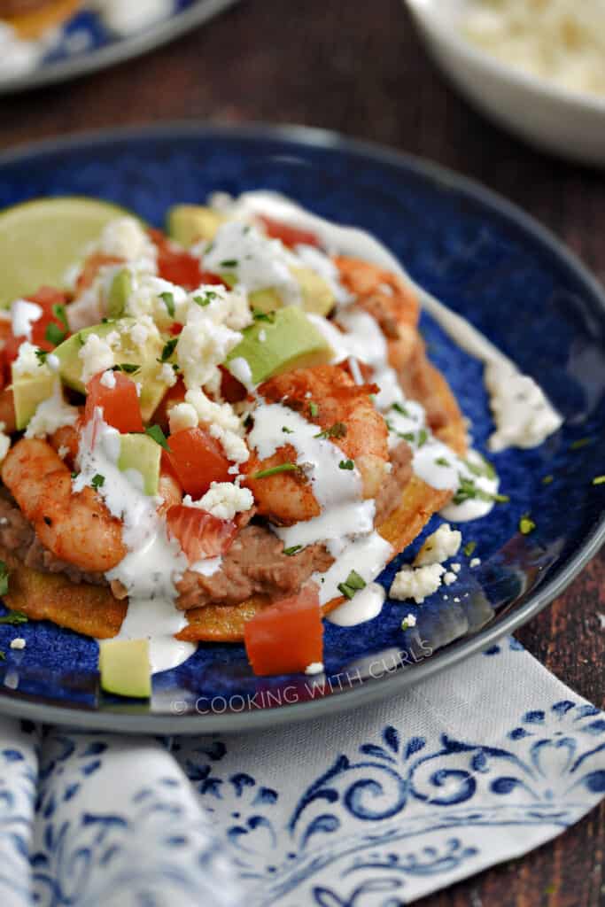 Shrimp Tostadas - Cooking with Curls