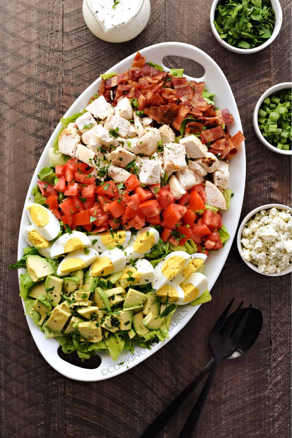 Classic Cobb Salad - Cooking with Curls